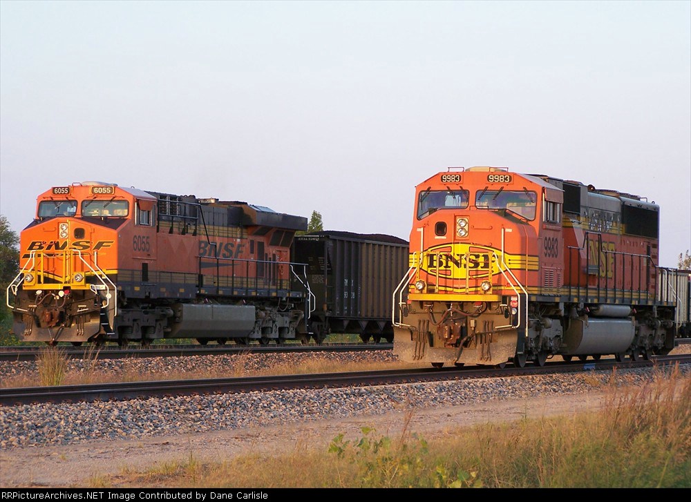 BNSF 9983 looks on